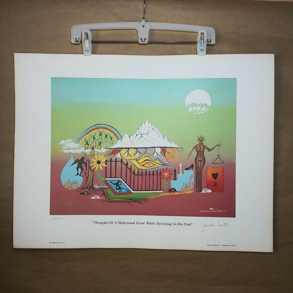 Art | Jonathan Winters Celebrity Comedian Surrealist Pop Art 1973 ...